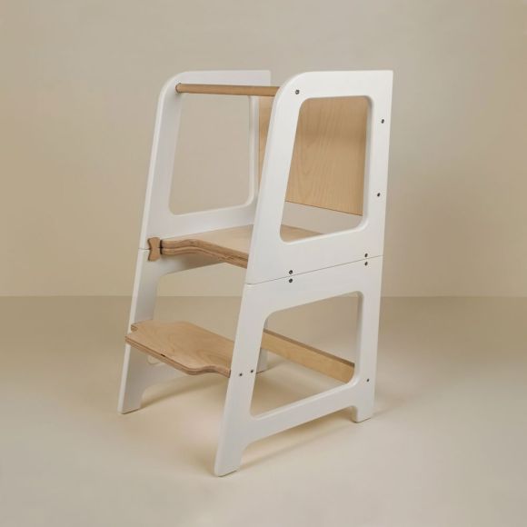 Wuud Learning Tower -Table - White, children's room Heraklion, flexikids.gr